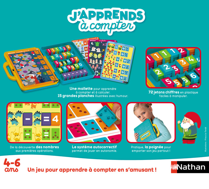J'apprends à compter – Jeux Nathan